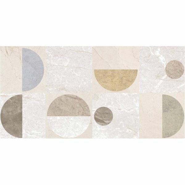 AXIMA Плитка Андорра геометрия мат 30x60 9 мм (цена за 1.62 м2)