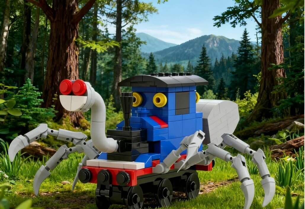 Конструктор весёлый паровоз Чарльз - Choo-Choo Charles