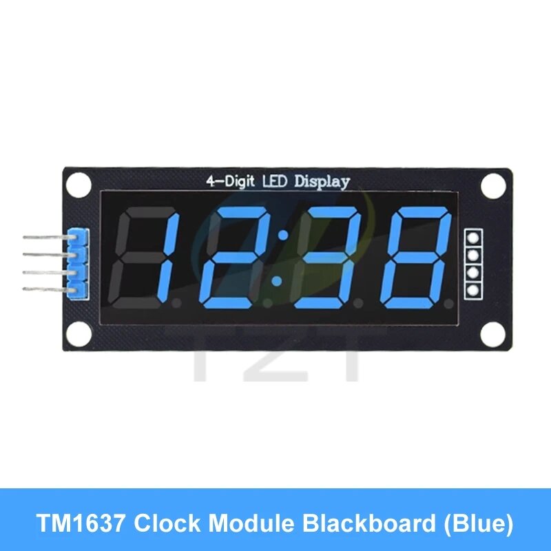 TM1637 4-значный LED дисплей синий, 1шт