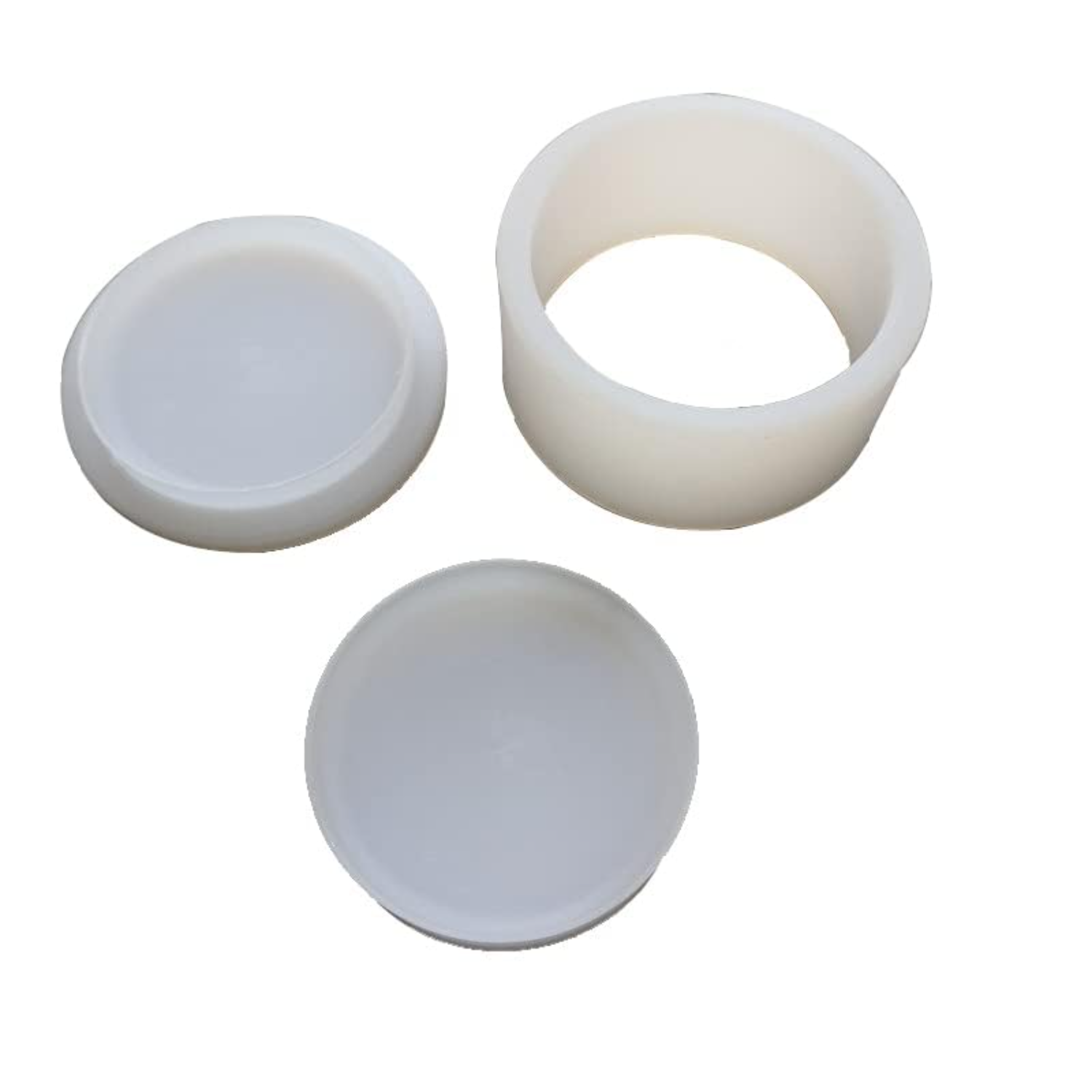 Набор для изготовления 3D пластиковых шаров для ваннного соли, белый цвет, вес 95 г, материал ПЭ, размер 6.35*6.35*3.5 см, в комплект входят 1 формы для мыла