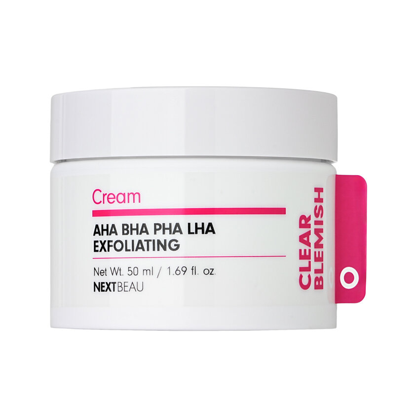 Крем для лица NEXTBEAU CLEAR BLEMISH отшелушивающий с кислотами 50 мл