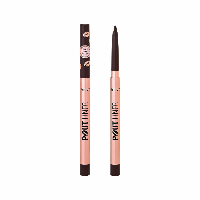 Карандаш для губ REVOLUTION POUT LINER PLUMPING LIP LINER контурный с эффектом пухлых губ тон Deepest mauve