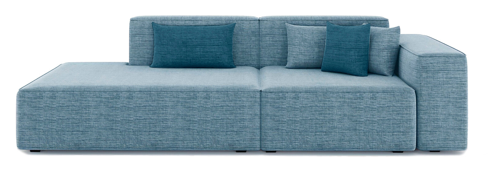 Диван-кровать 4Home Ральф, рогожка Дрим Люкс 18, диван раскладной в гостиную, механизм Еврокнижка