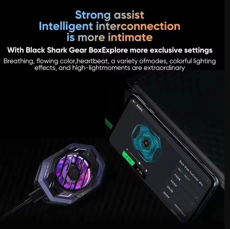 Кулер для телефона Black Shark FunCooler 3 Pro классический вариант модели серии — фото 1