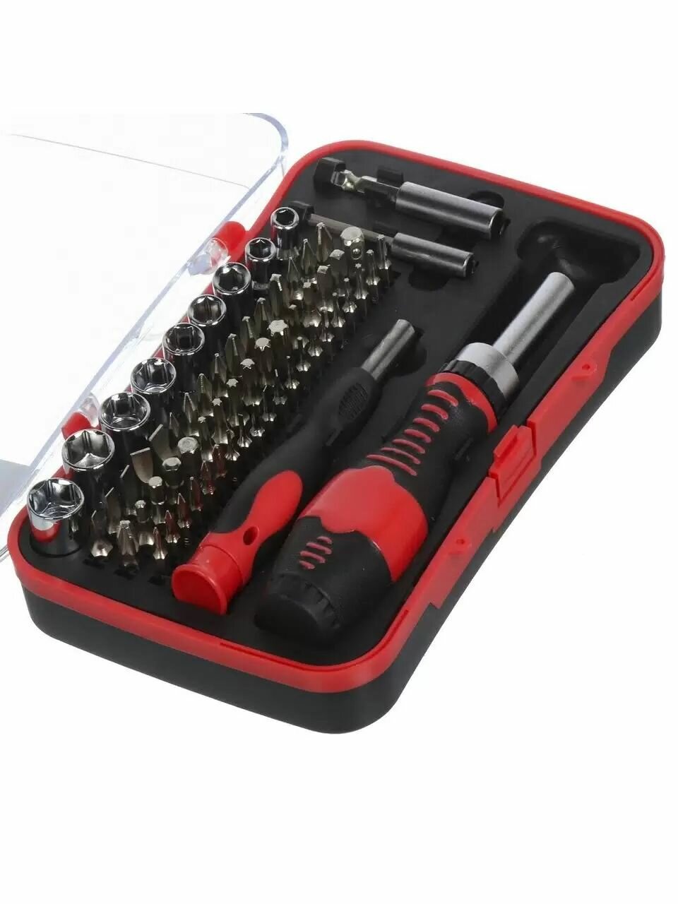 Набор слесарных инструментов, 64 предмета и кейс