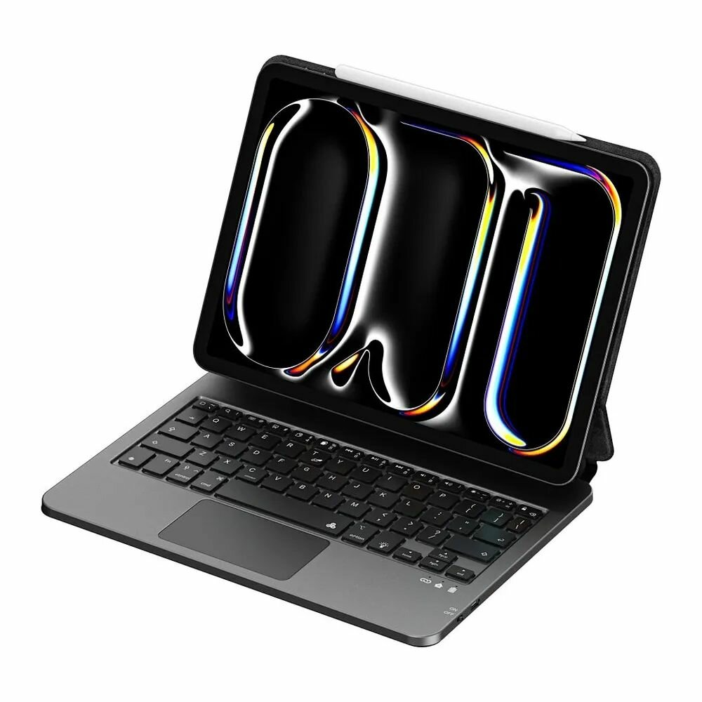 Чехол-клавиатура для Apple iPad Pro 11" (2024) Wiwu Magic Keyboard MK-003 - Black