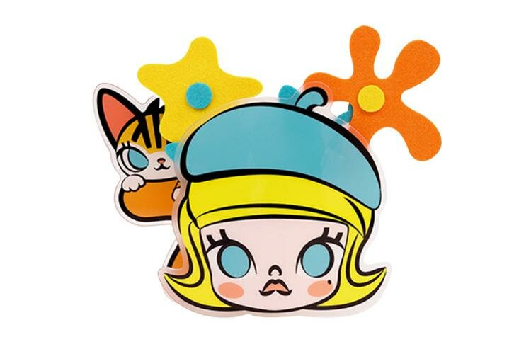 Акриловая подвеска унисекс POP MART MOLLY, MOLLY acrylic ornaments, multicolor