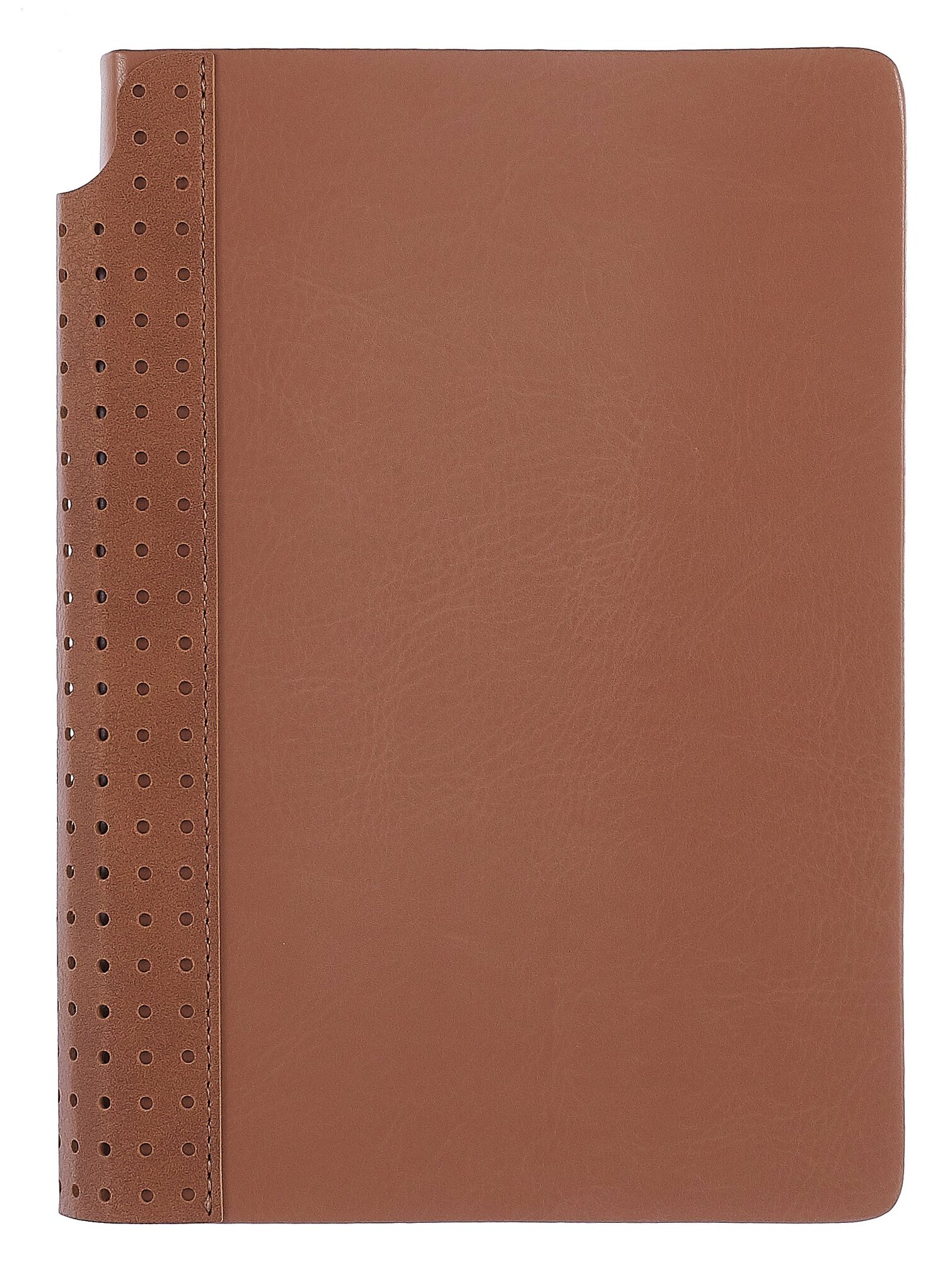 Ежедневник недатированный А5 160 листов "Сариф" бежевый, искусственная кожа, твердый переплет