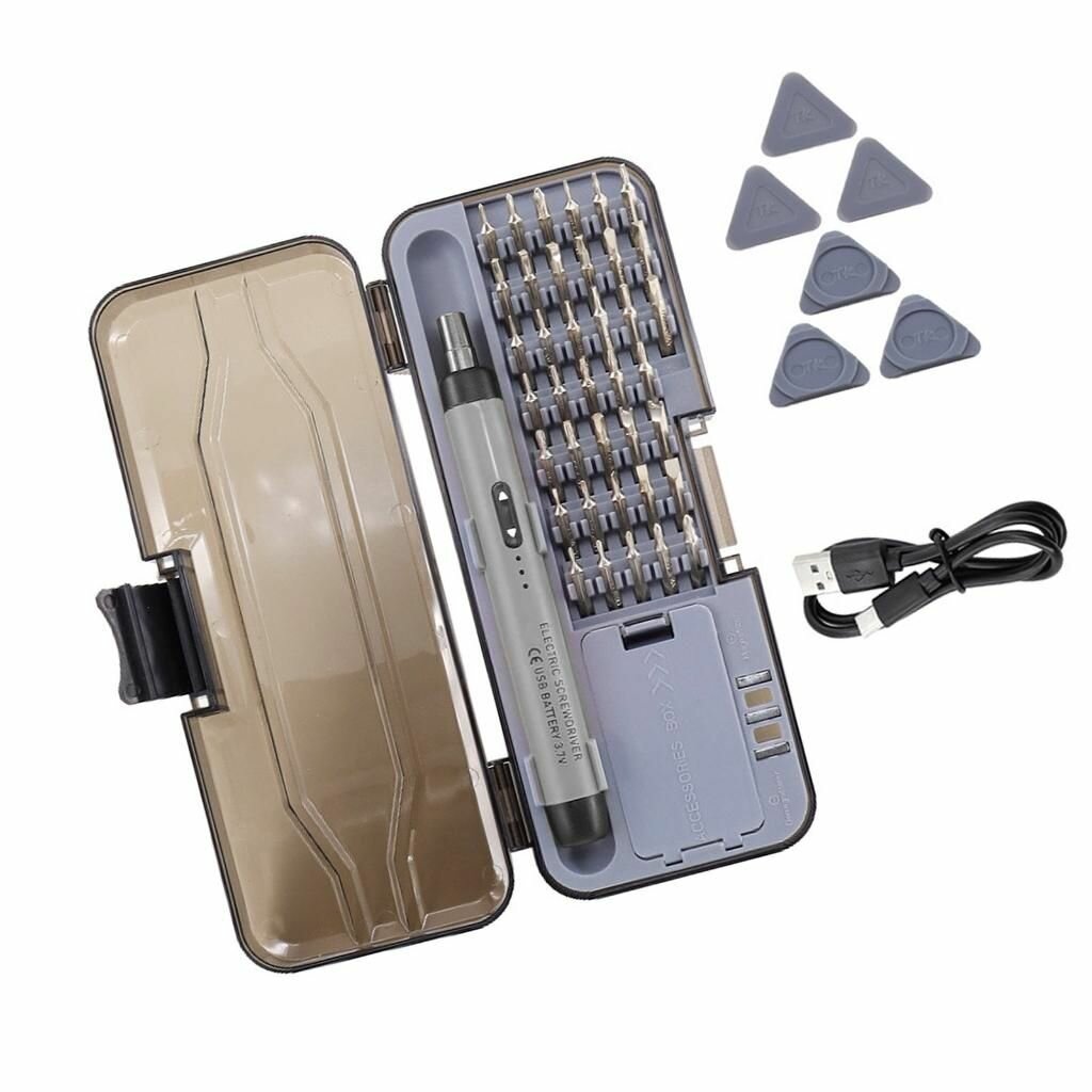 38-в-1 Аккумуляторный шуруповерт, Серый