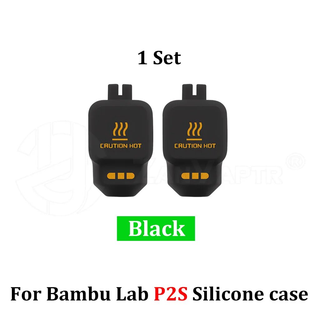 Силиконовые носки для Bambu Lab P2S, черные, 5 шт