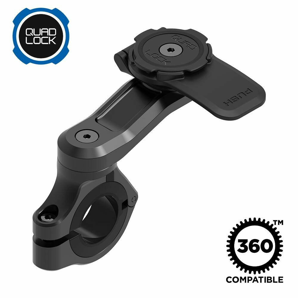 Крепление Quad Lock для телефона на руль мотоцикла, PRO