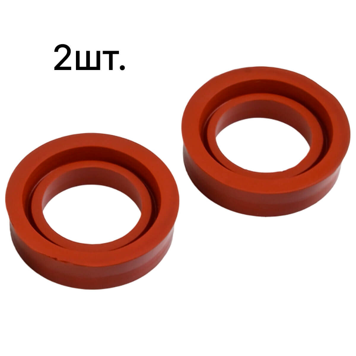 Набор манжет нижнего поршня заварного блока для кофемашин Bosch, Siemens, Melitta, 2шт, 911081_2