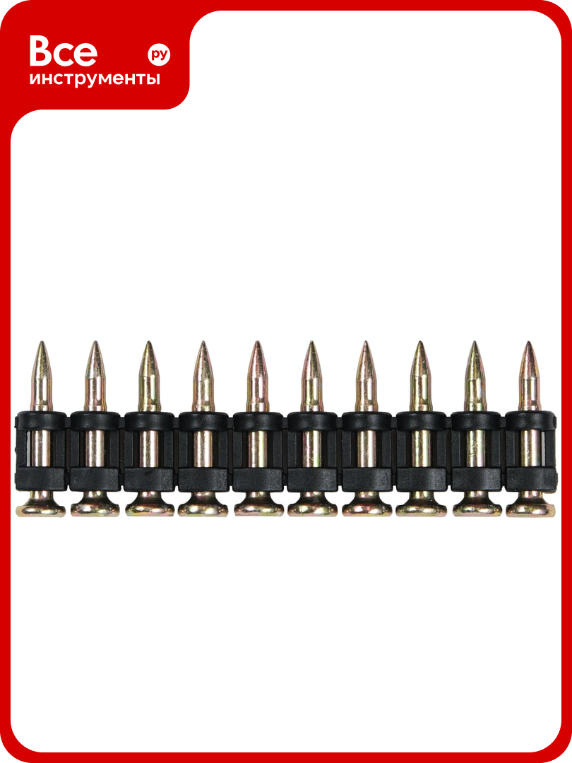 Гвозди, VAPP, VAPP 19x3 мм кованые по бетону для монтажного пистолета VAPP. BP319, 1000 шт, изготовлены