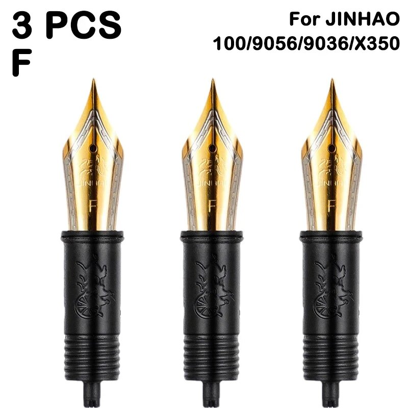 JINHAO заменяемое перо для перьевых ручек 3 PCS NO.35 F Nibs