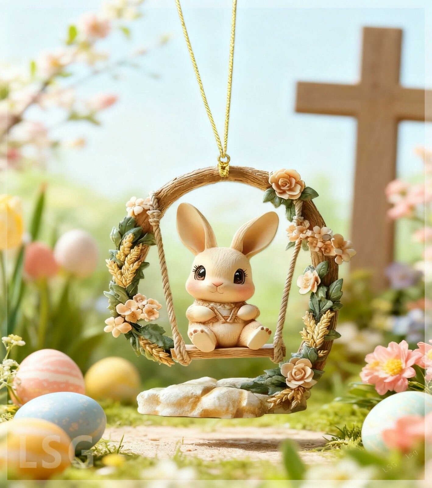 Пасхальный кролик аксессуары для украшения кролика