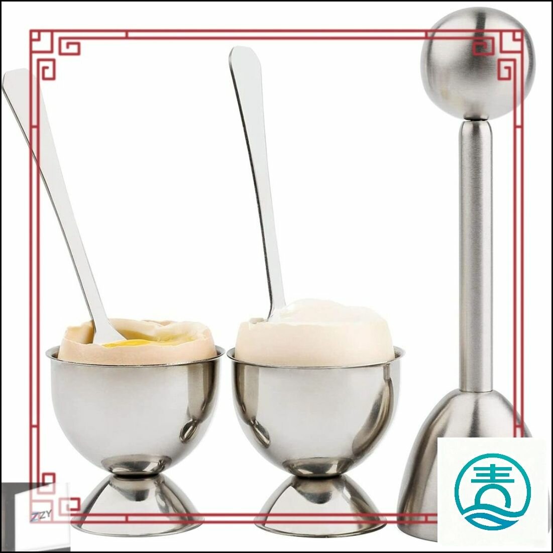 Egg Slicer Kitchen Egg Opener Tool для твердых яиц всмятку-DKD-CJ0827