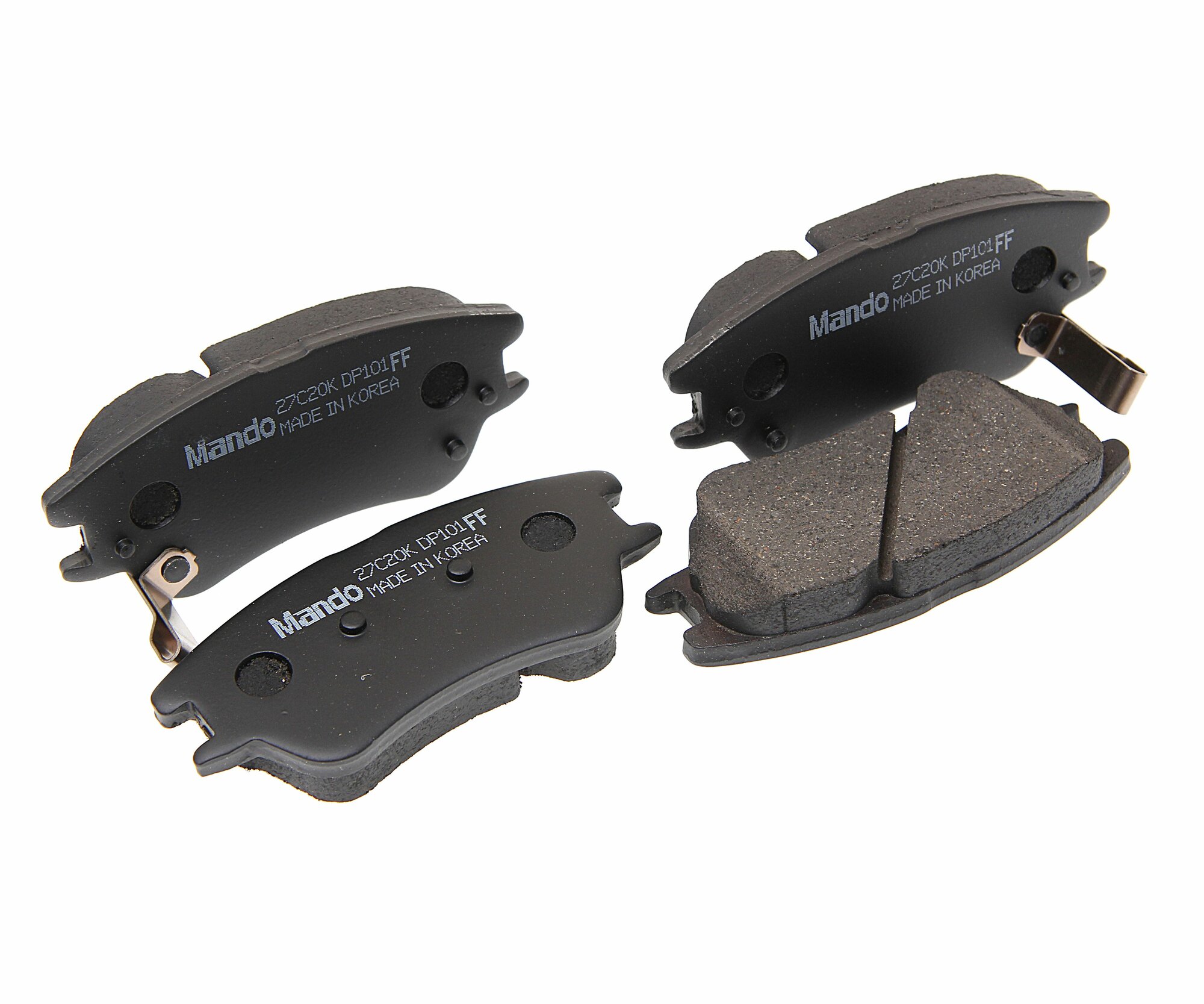 Колодки тормозные HYUNDAI Atos (05-) передние (4шт.) MANDO