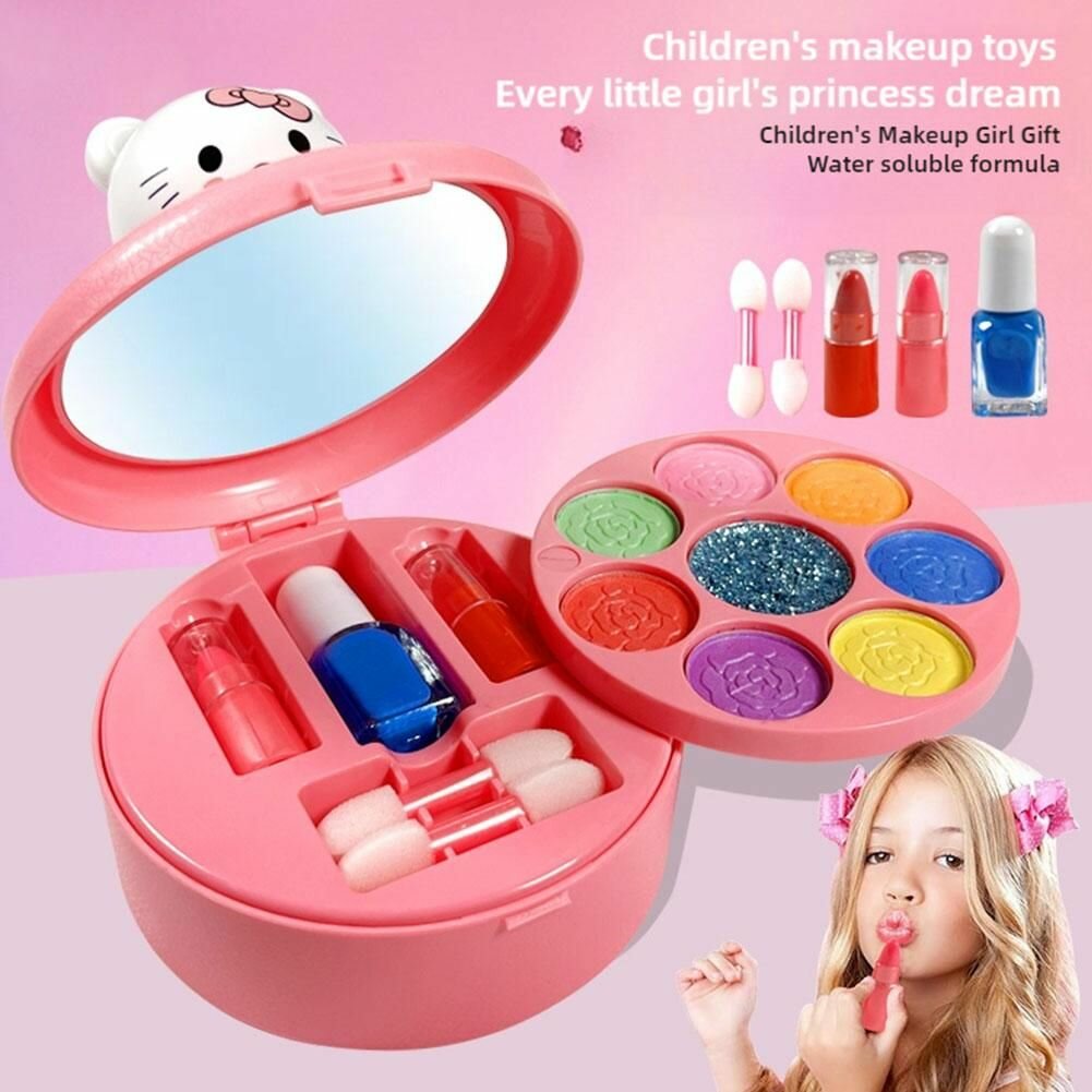 Набор детской косметики 2 в 1 Shining MakeUp/ Палетка теней/ Подарок для девочки