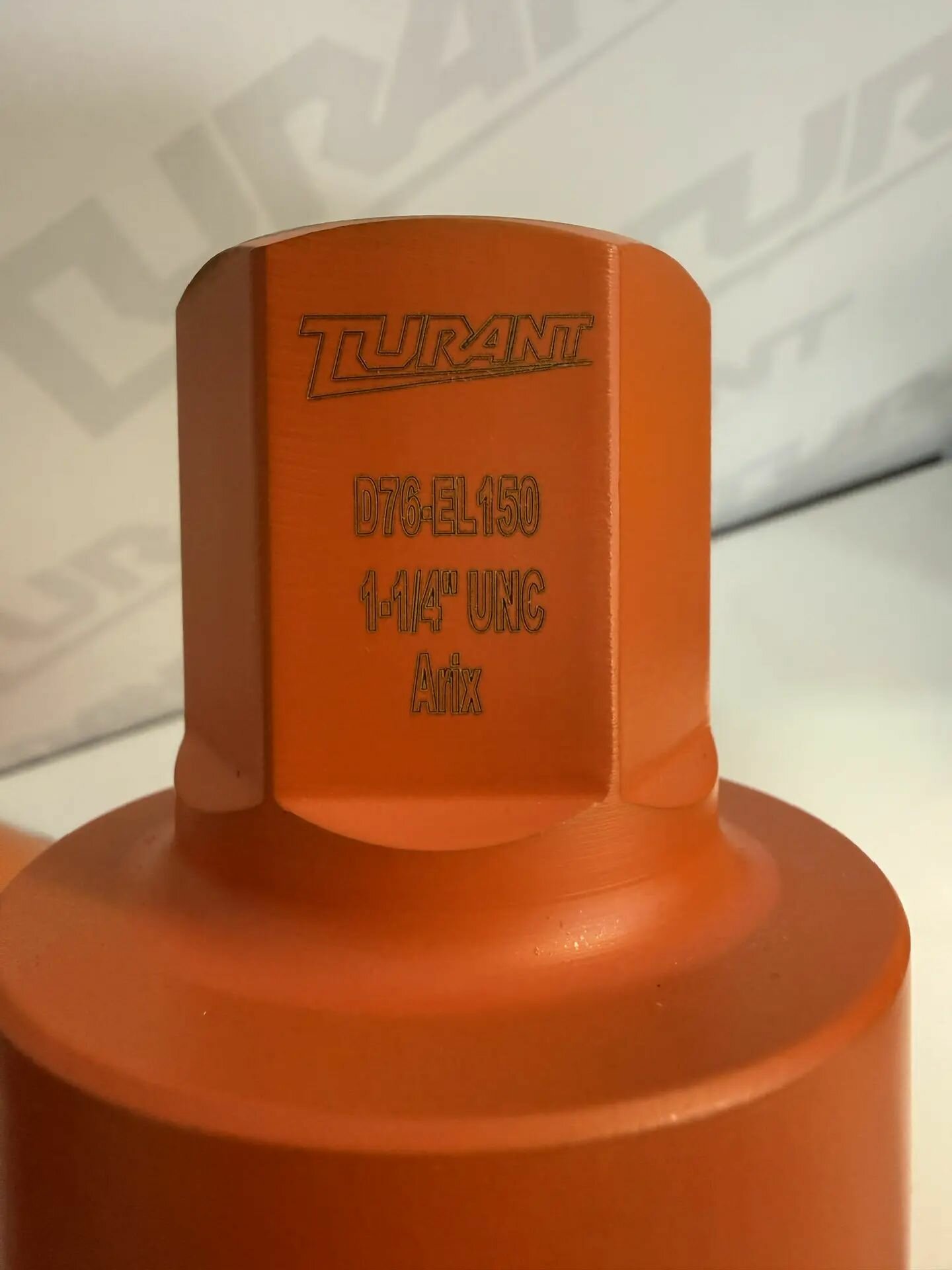 Алмазная коронка 76 мм Turant 5 сегментов по бетону (подрозетник) длина 150 мм 1 1/4