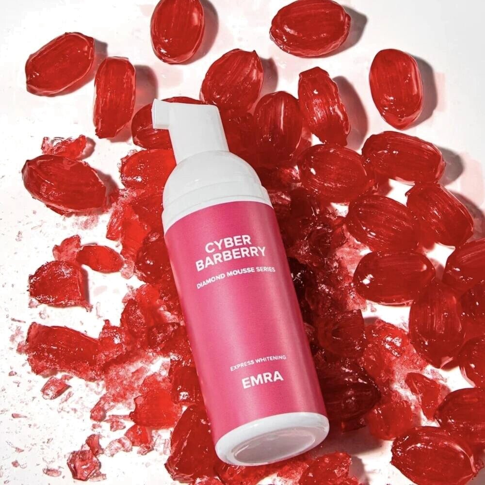 Пенка для зубов и полости рта ферментная EMRA Cyber Barberry, со вкусом барбариса, 60 мл