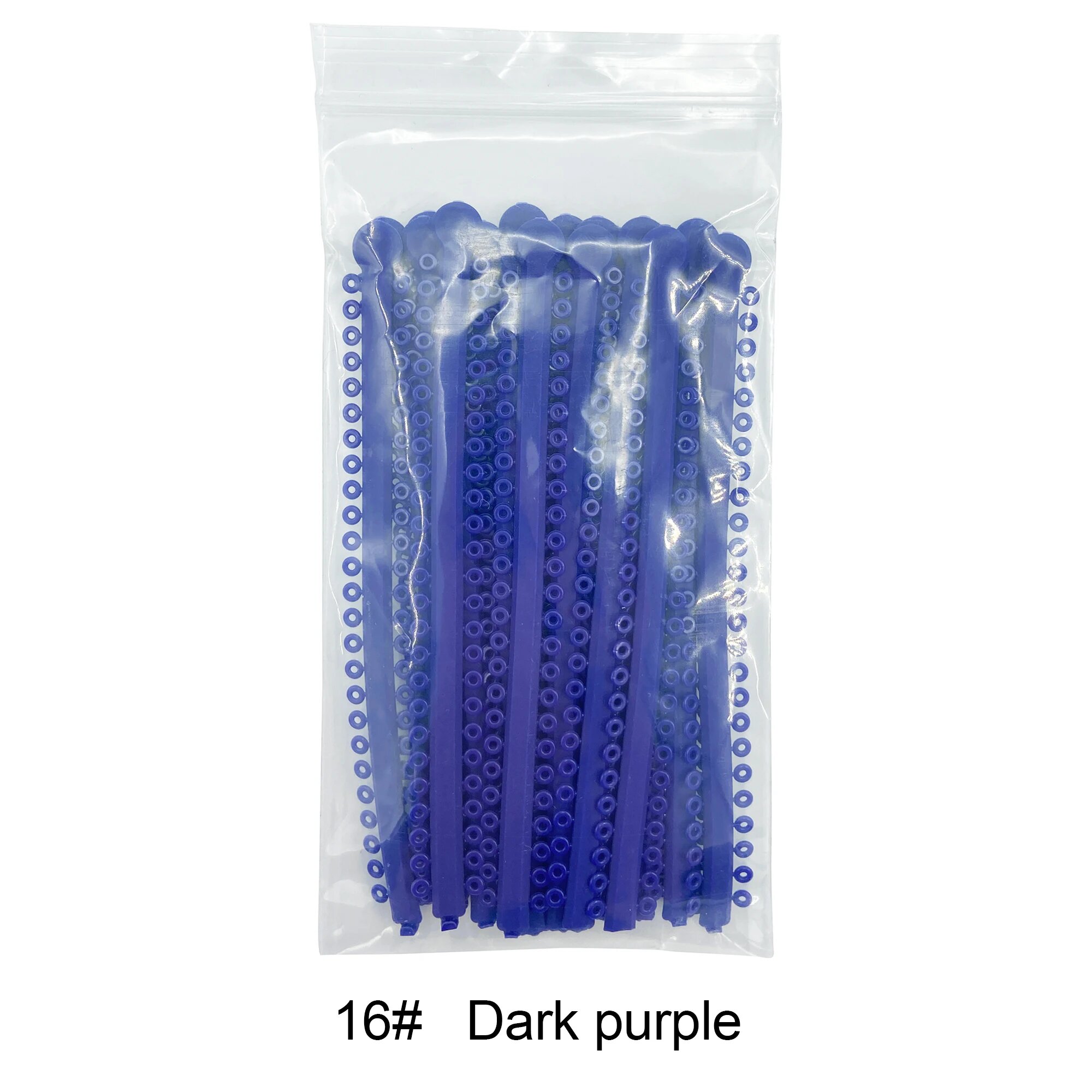 Лигатурные ленты для брекетов Well CK, Dark purple 16