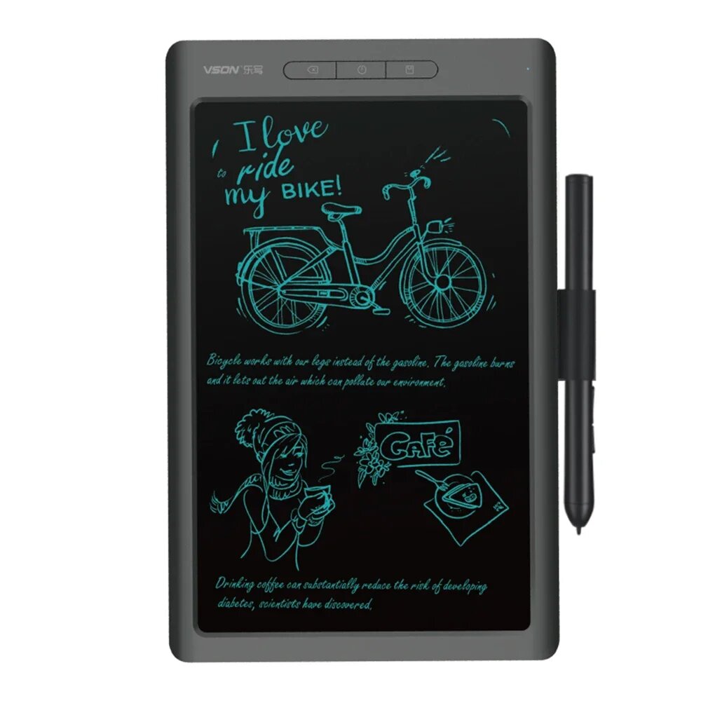 Планшет для рисования Wacom D103 серый 10 дюймов