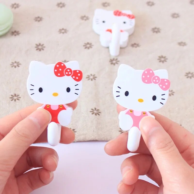 Крючки на стену Hello Kitty, 2 шт, Цвет: s138-helloktty-B — фото 1