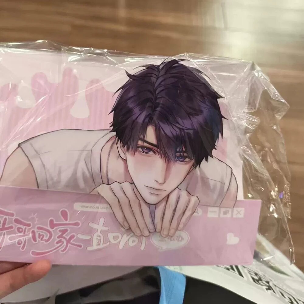 Игра Love And Deep Space Caleb Косплей Акриловый зажим из полипропилена Настольный знак Орнамент Персонаж из мультфильма Стоячие тарелки Украшение стола