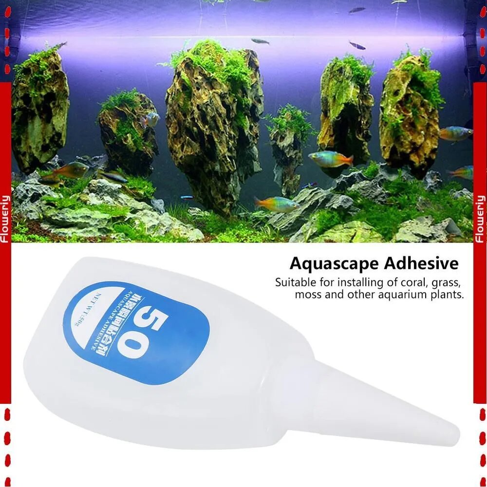 Клей для аквариума, быстрое высыхание, безопасный для рыб и растений