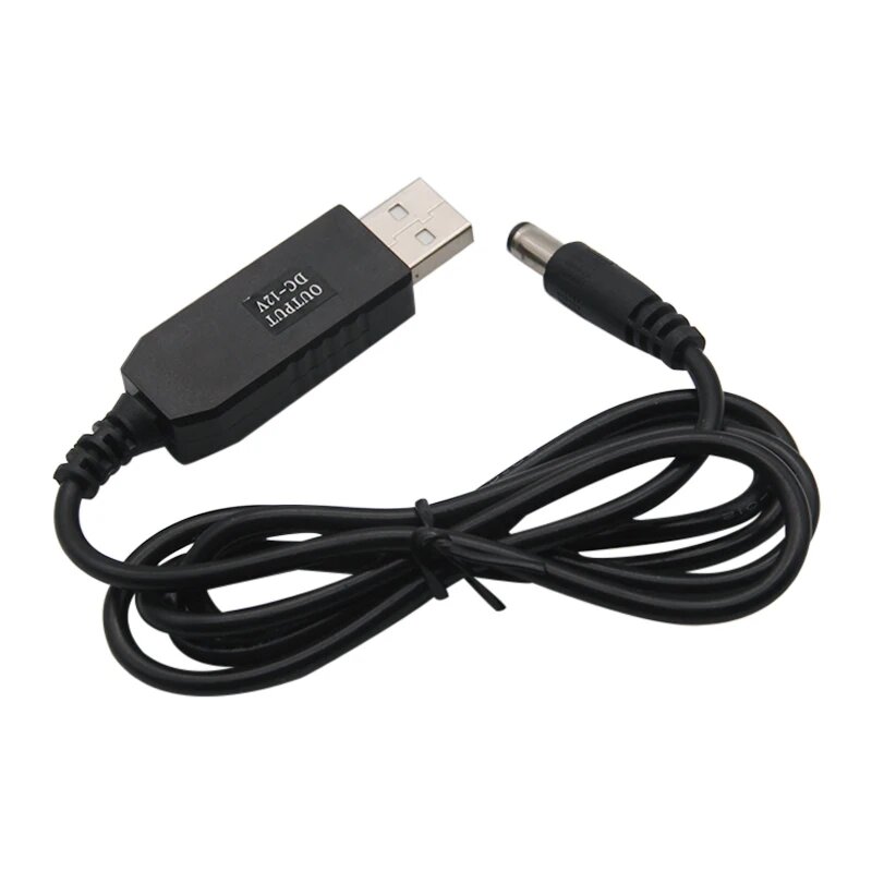 Кабель питания USB 5В-12В 2.1x5.5мм 5V-12V
