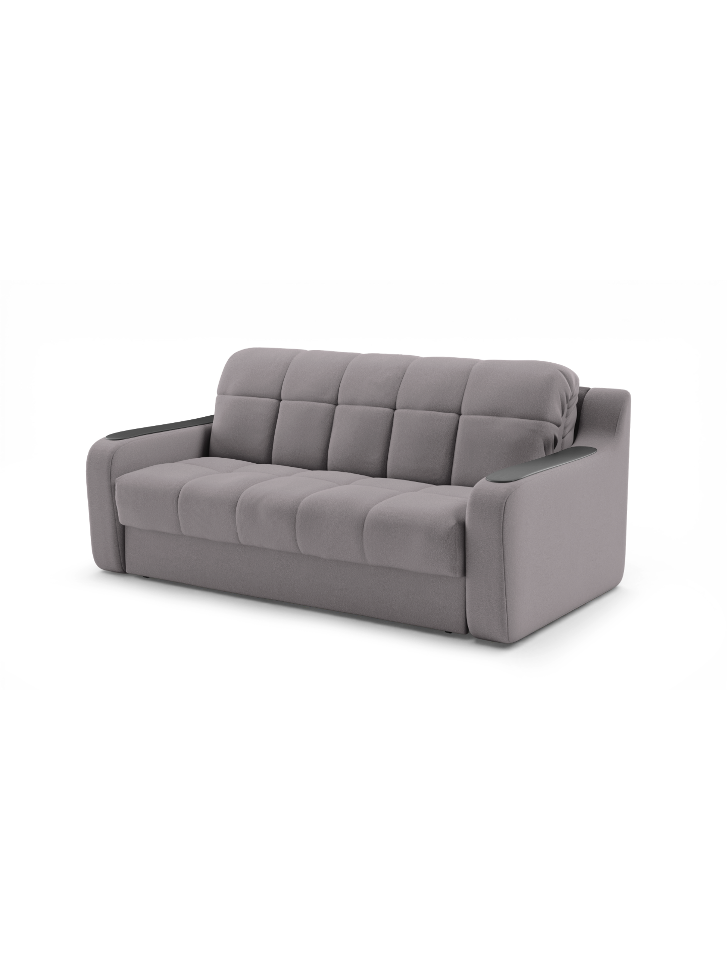 Диван Глория Лайт Velutto 19 NEW 189x105x88 см, серый Велютто, аккордеон GOODFORM