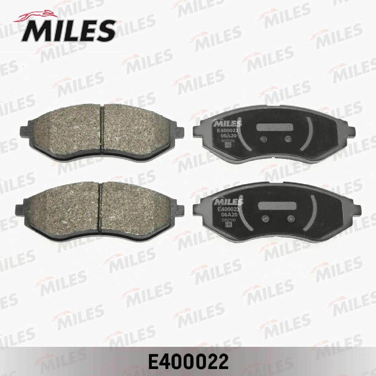Тормозные колодки передние MILES E400022 для а/м Chevrolet Aveo T200-255