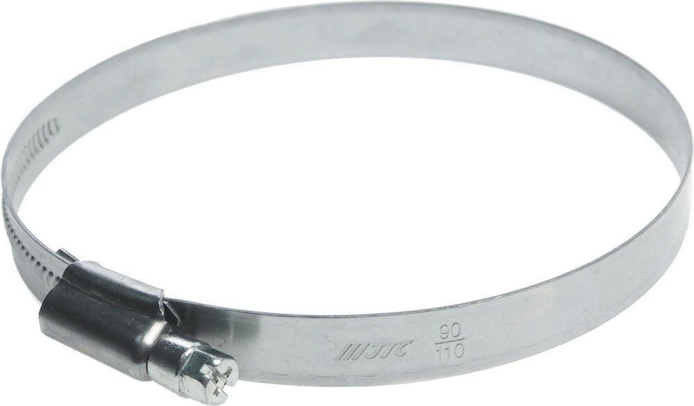 Хомут червячный JTC JTC-ZN110 Universal 90-110 мм, нержавеющая сталь, ширина ленты 12 мм