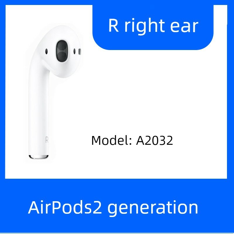 Оригинальный наушник AirPods 2 для правого уха, беспроводной Bluetooth