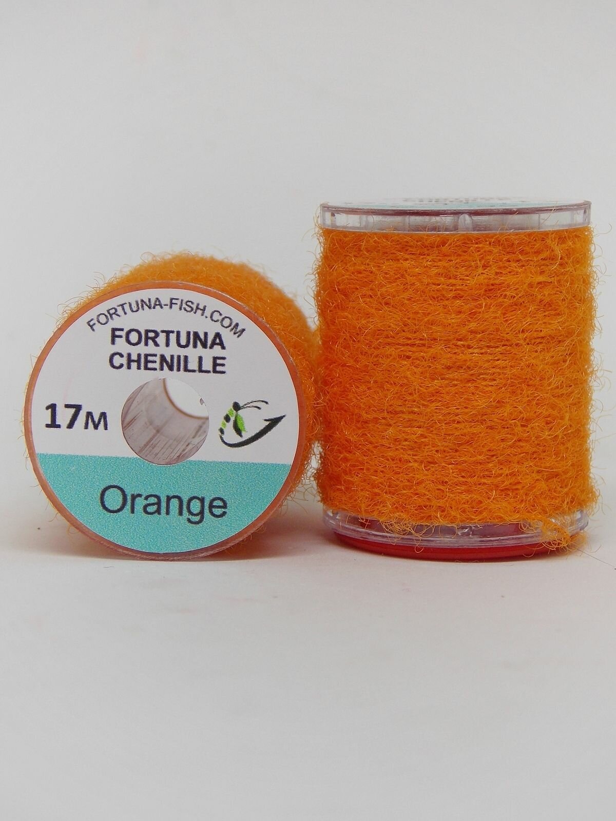 Синель Fortuna Chenille, цвет Orange (17 м. на катушке)