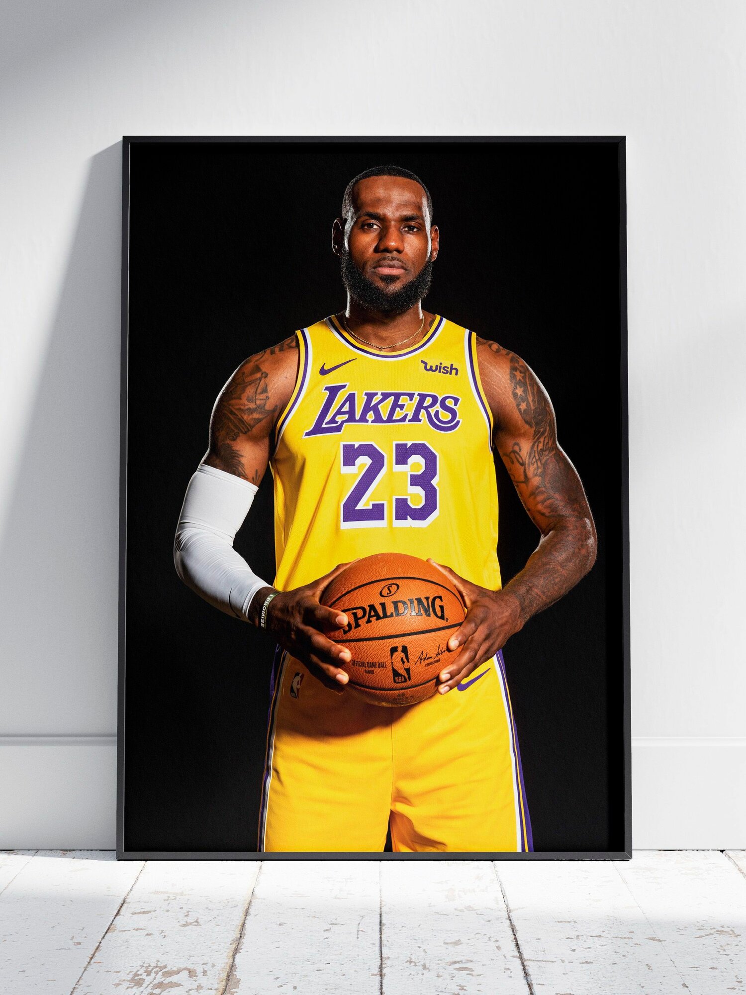Плакат на стену для интерьера Леброн Джеймс (LeBron James 10) - Постер по спорту и физической активности формата A4 (21x30 см)