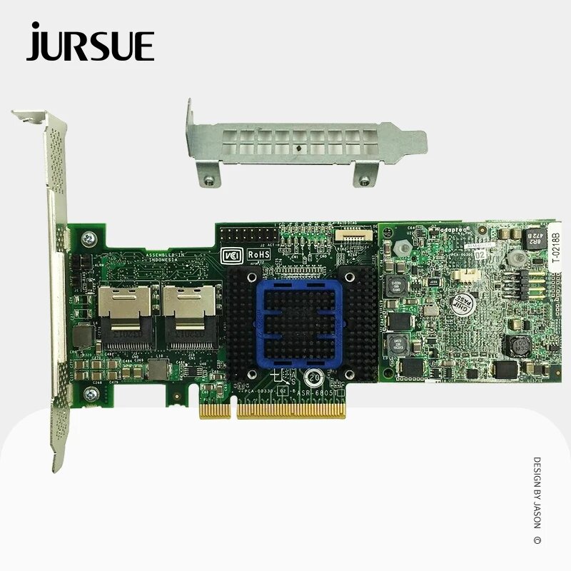 Контроллер RAID - карты Adaptec ASR-6805T 8 портов PCI-E 512MB Кэш SAS SATA RAID Расширитель