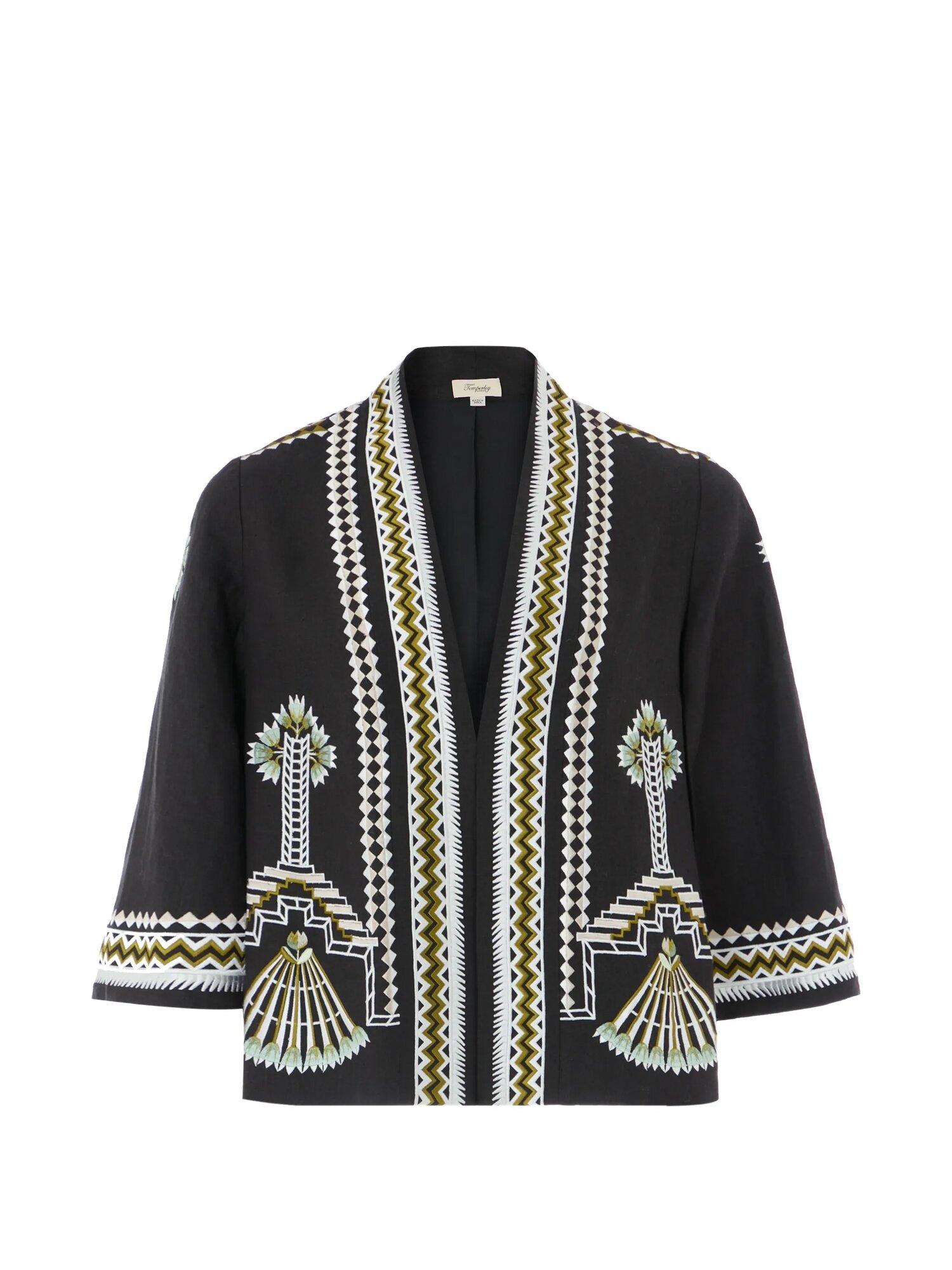 Куртка Embroidered linen jacket