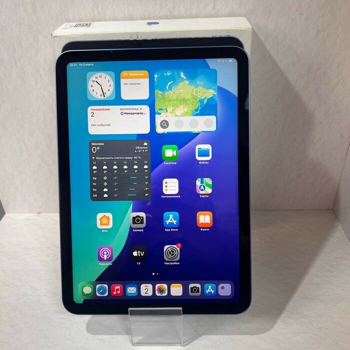 Планшет Apple iPad (10-го поколения) (2022) 4/64 Синий
