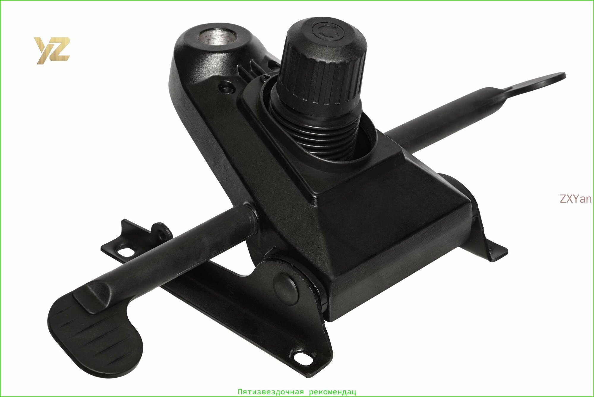 Механизм качания мультиблок для кресла с регулировкой жёсткости и фиксацией наклона, крепление 195 мм, отв. 28 мм