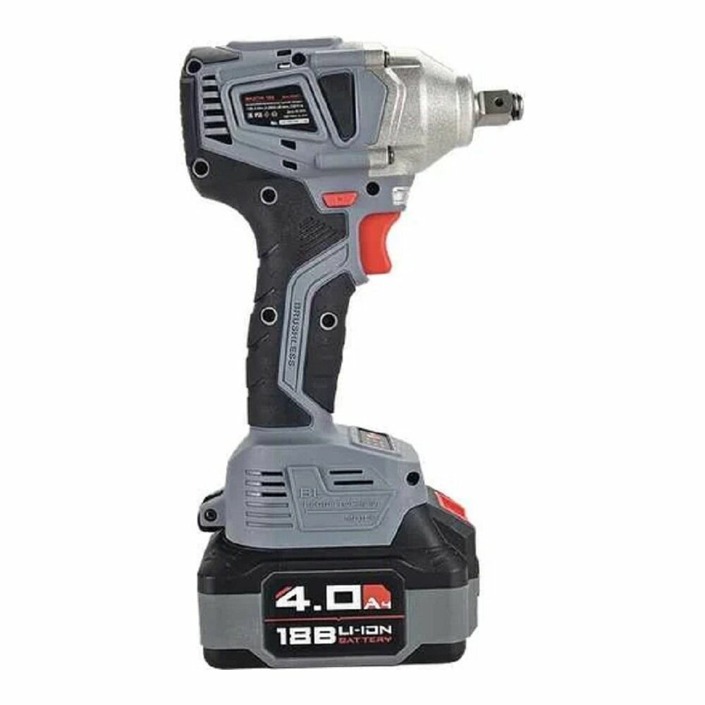 PROFIPOWER Аккумуляторный бесщеточный гайковерт MKDTW - 18B 18В, Li - ion - 2шт, 4.0Ач, 330Нм, З У, в кейсе E0081