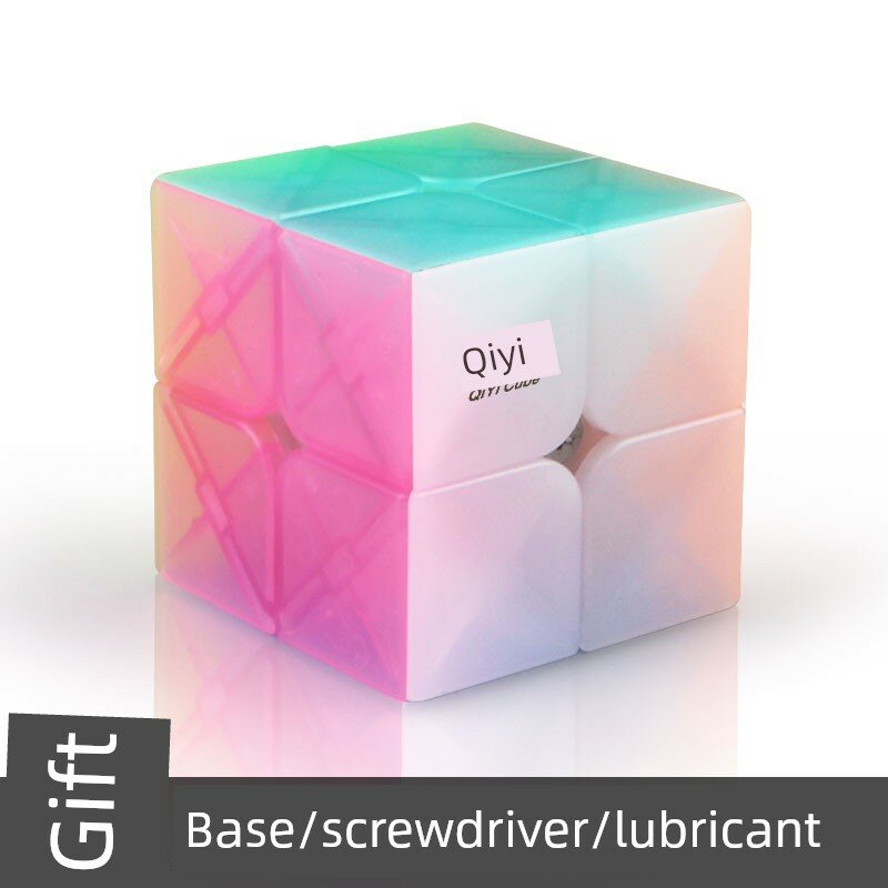 Кубики Qiyi Jelly Color 2x2, 3x3, 4x4, 5x5, пирамиды, Skewb, SQ1, Zongzi, мини-кубики, разноцветные Qiyi Qidi S,