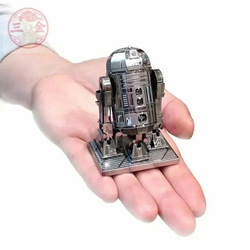 3D - стереоскопическая головоломка из нержавеющей стали DIY Creative Model R2D2