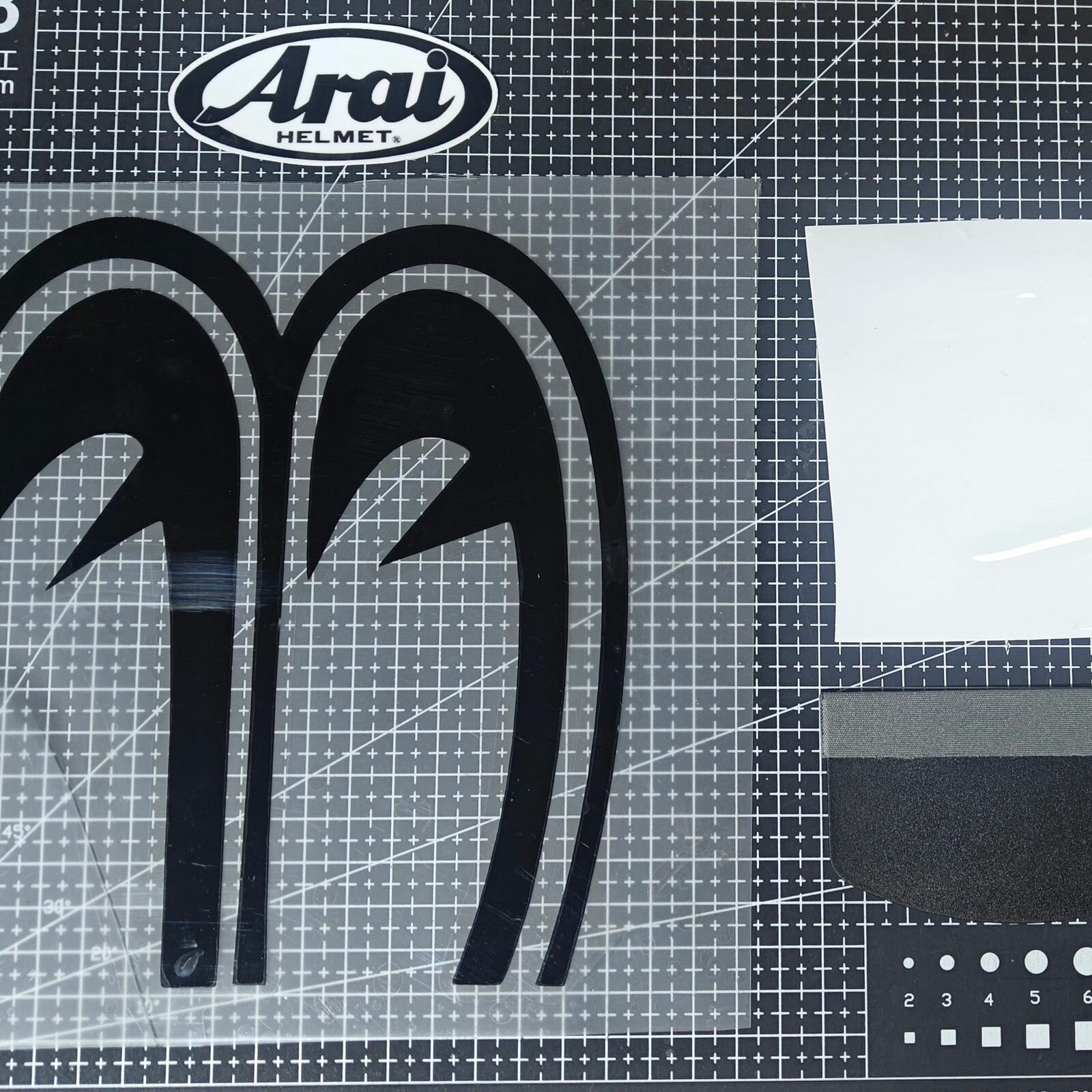 Шлем Arai RX7X с большим глазом, наклейка, полый модифицированный шлем, индивидуальность, большой размер, универсальный, высококачественный для пар
