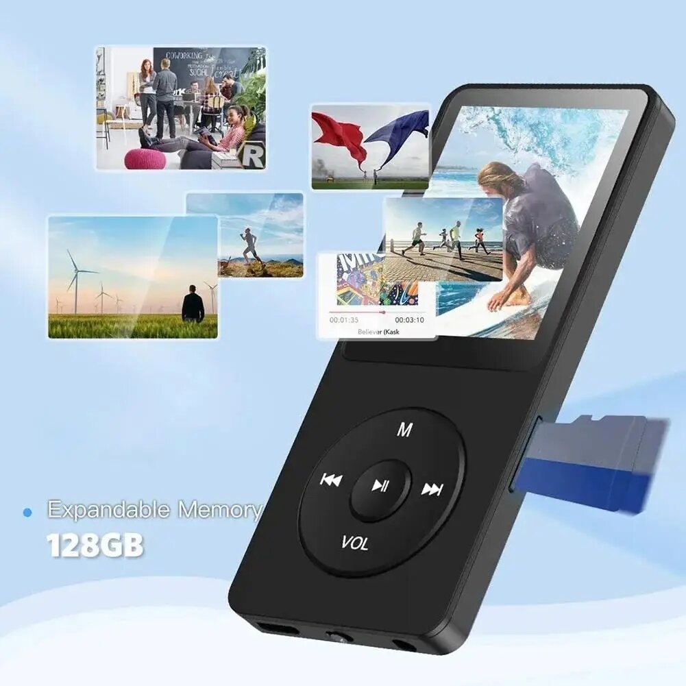 MP3 плеер Bluetooth 5.4, Black, Type-C — фото 1