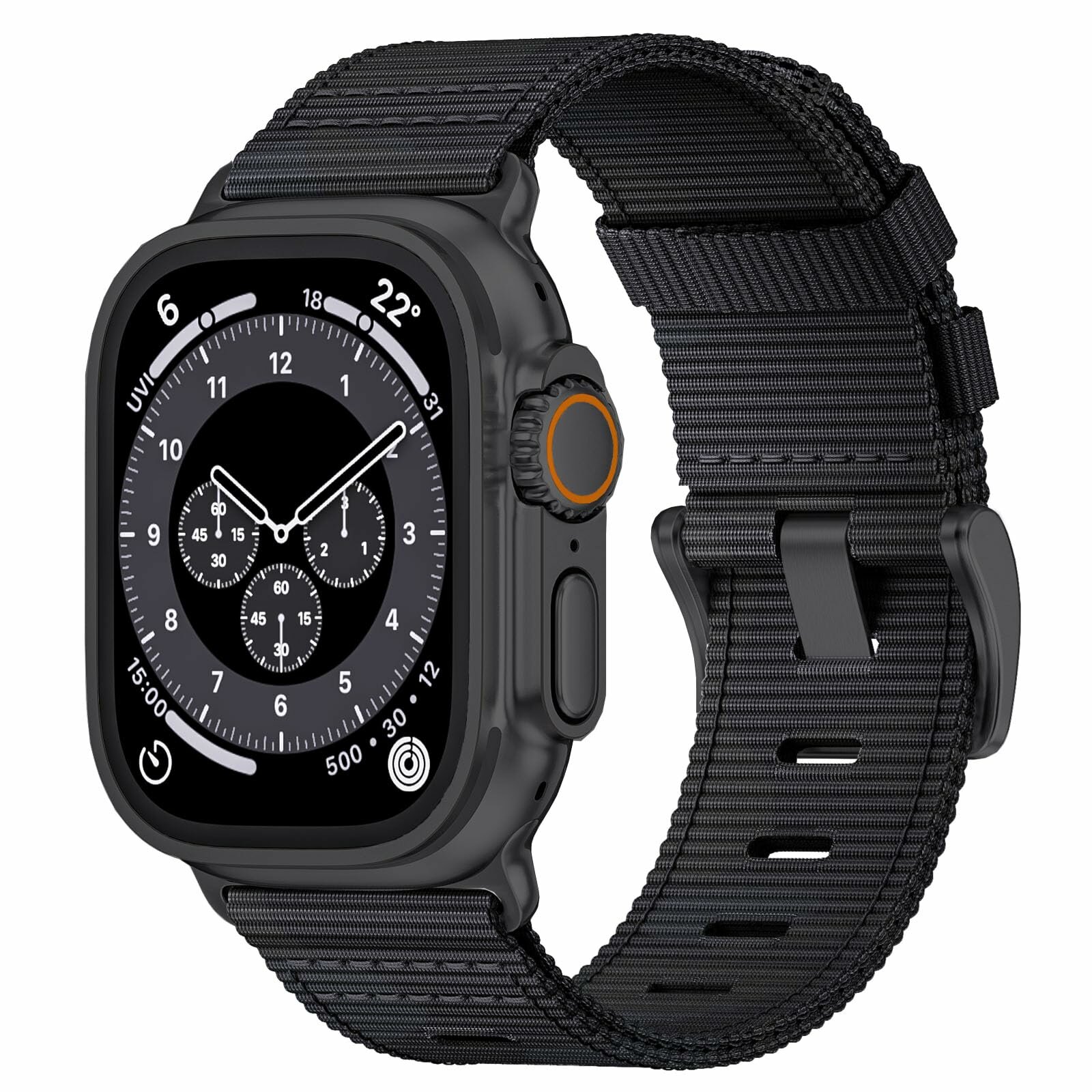 Нейлоновый ремешок для Apple Watch Ultra 3 2 1 49мм 46мм 45мм 44мм, регулируемые дышащие ремешки iWatch для Apple Watch для мужчин 11 10 9 8 7 6 SE 5 4 3 2 1 дышащий ремешок для умных часов мужской ремешок