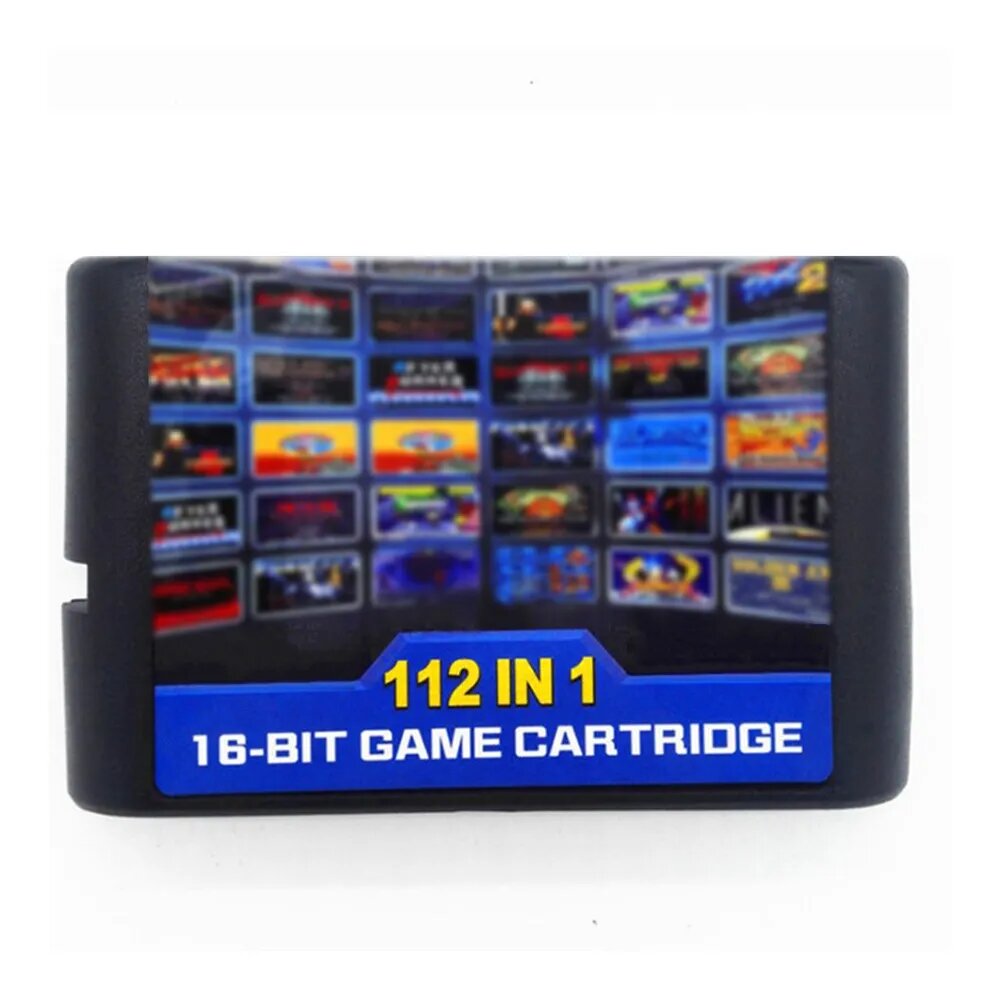 112 в 1 коллекция горячих игр для Megadrive 16 -битный картридж