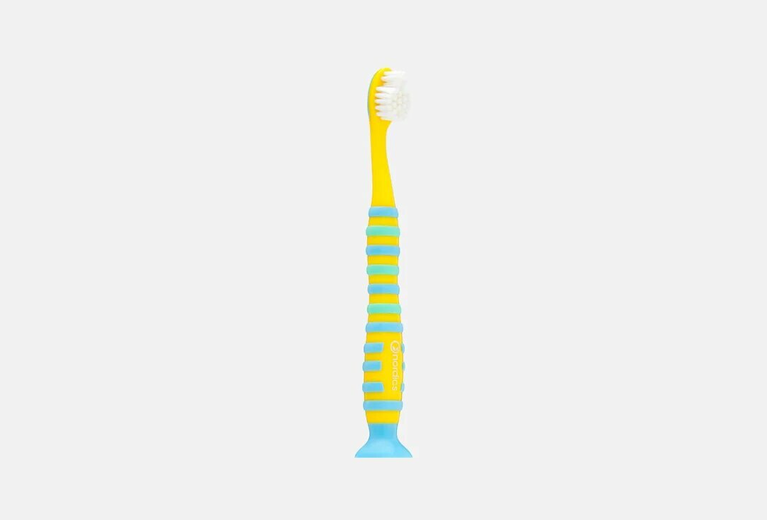 Nordics Kids Super Soft, yellow green rocket Зубная щетка 1шт