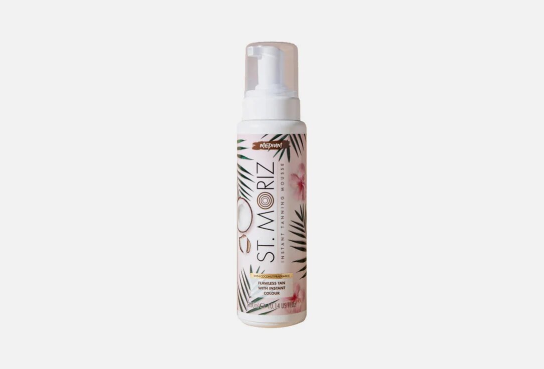 St. Moriz Instant Medium Тонирующий автобронзант-мусс для тела 300мл