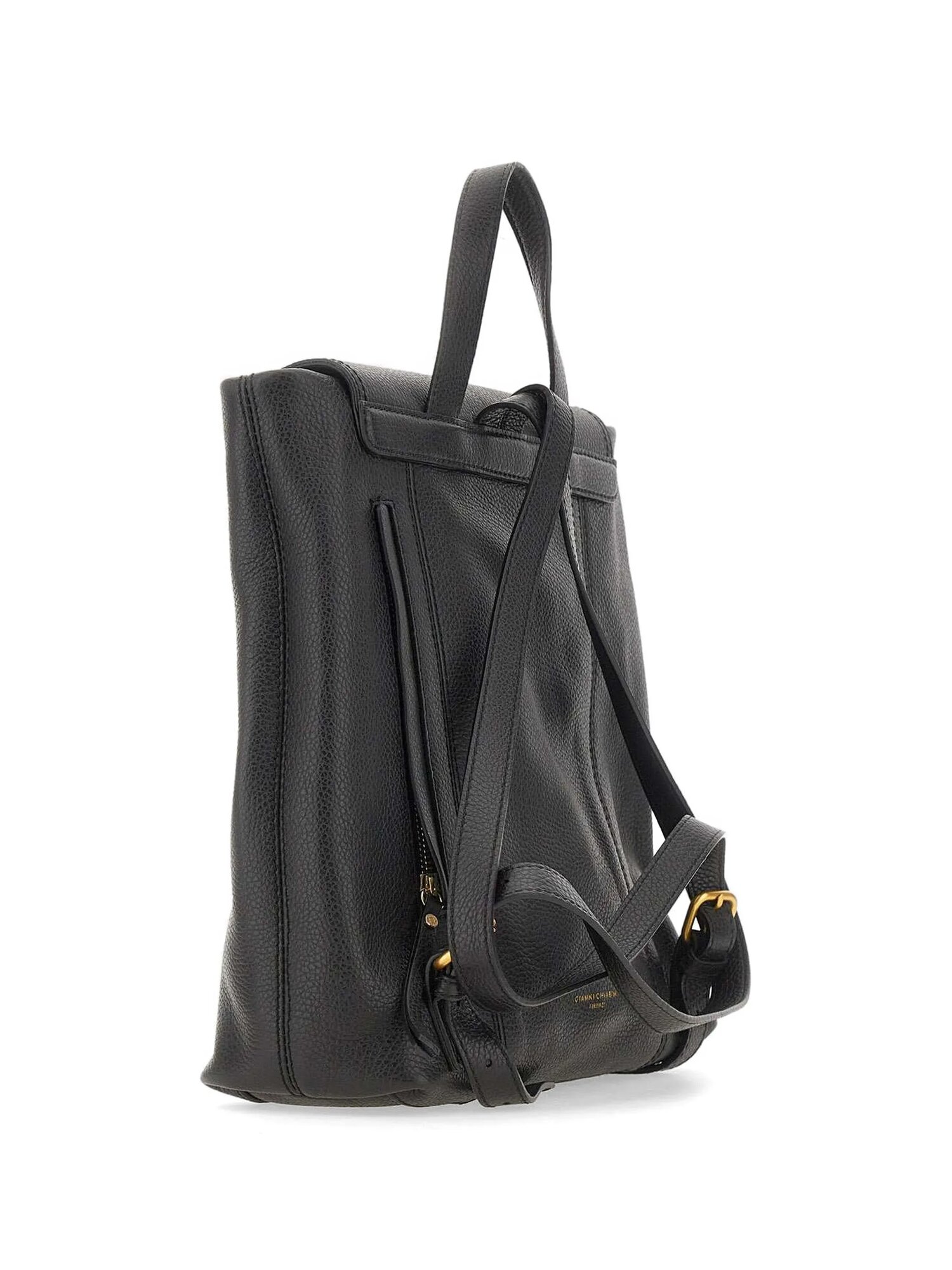 Сумка GIANNI CHIARINI Vicky hammered leather backpack, черный — фото 1